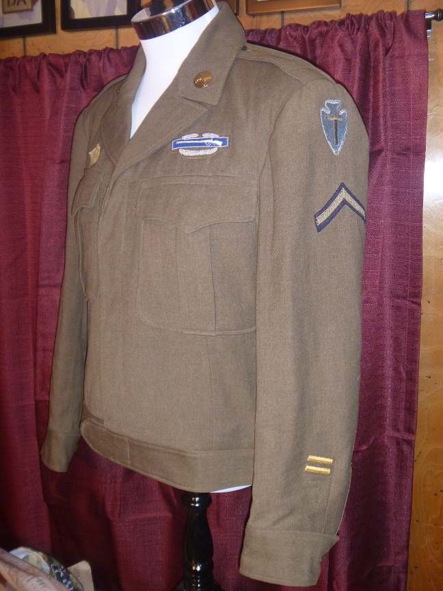 36th ID ike with bullion CIB. - UNIFORMS - U.S. Militaria Forum