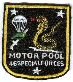 Motor Pool, 46th Special Forces Company Thailand patch - ARMY AND USAAF ...