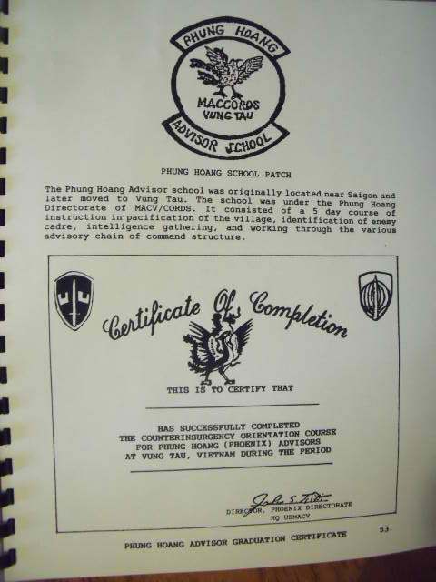 MACCORDS Phoenix program patch - original? - ARMY AND USAAF - U.S ...