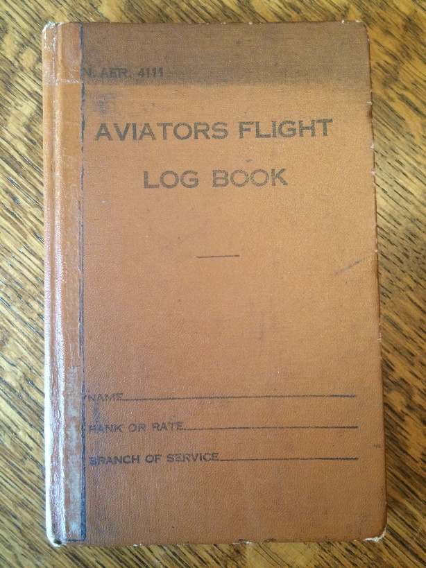 WWII Flight Logbook to USN Pilot KIA Leyte Gulf VB-13 USS FRANKLIN NAVY ...