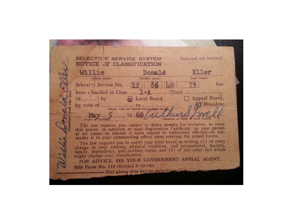 Unfortunate Tale of Willie D. Eller - EPHEMERA, PHOTOGRAPHS & MILITARY ...