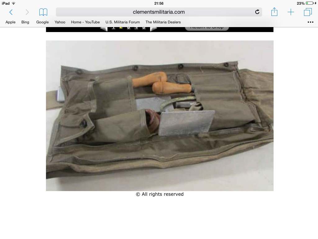 Paratrooper rigger kit - FIELD & PERSONAL GEAR SECTION - U.S. Militaria ...