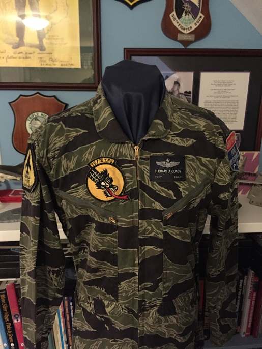 Col. Thomas Coady Vietnam F-105 Pilot - FLIGHT CLOTHING - U.S ...