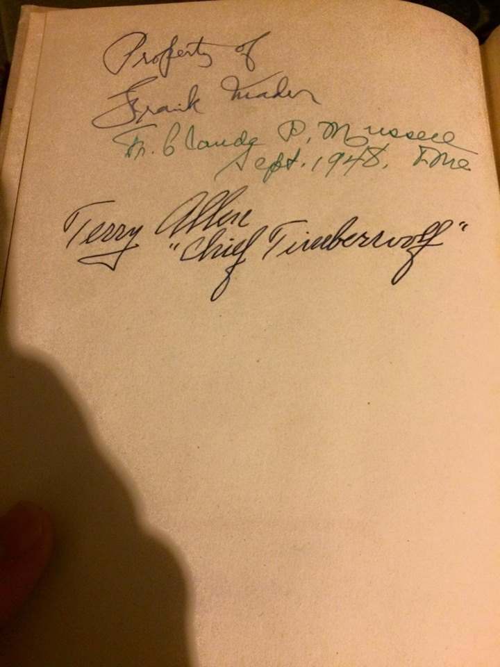 Recent 104th finds (and "Terrible" Terry Allen's Signature ...