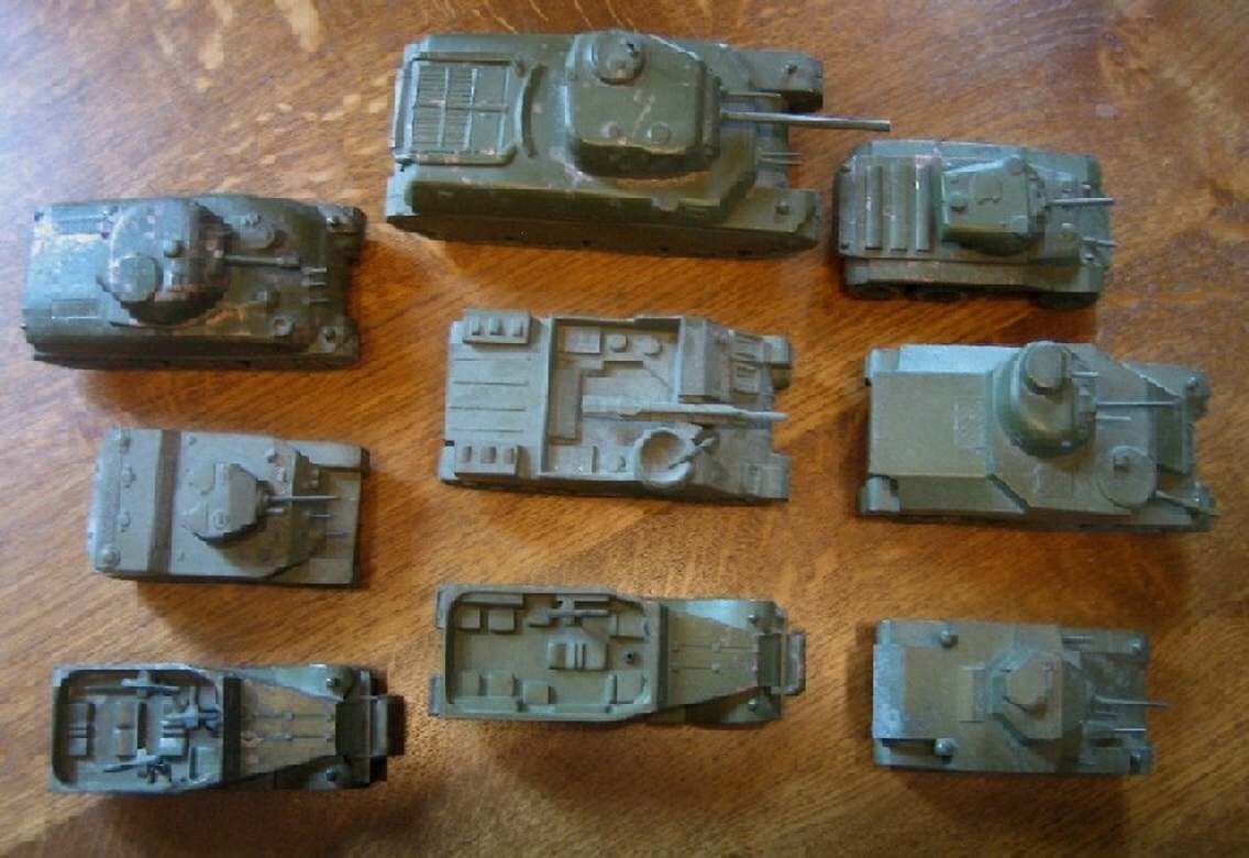US Armored Tank ID sand table models - HOMEFRONT & THE WAR EFFORT - U.S ...