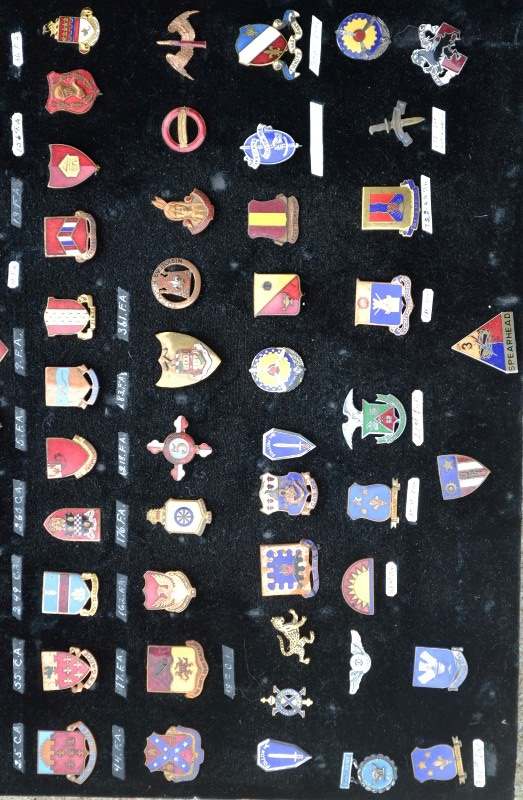WWII Distinctive Unit Insignia Collection Display - DISTINCTIVE UNIT ...