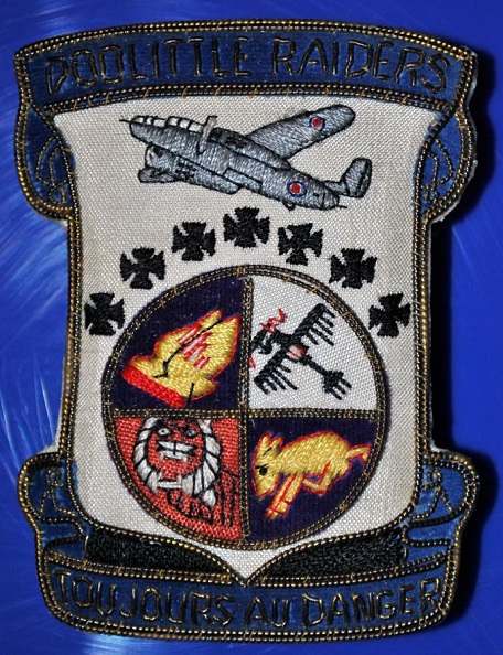 Doolittle Raider Bullion Reunion Blazer Patches - ARMY AND USAAF - U.S ...