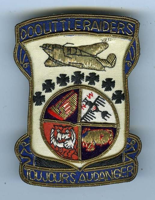Doolittle Raider Bullion Reunion Blazer Patches - ARMY AND USAAF - U.S ...