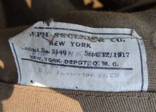 Overcoat. Spec. 1176. 2nd Army. Pvt. Engineers - (1917-1919) WORLD WAR ...