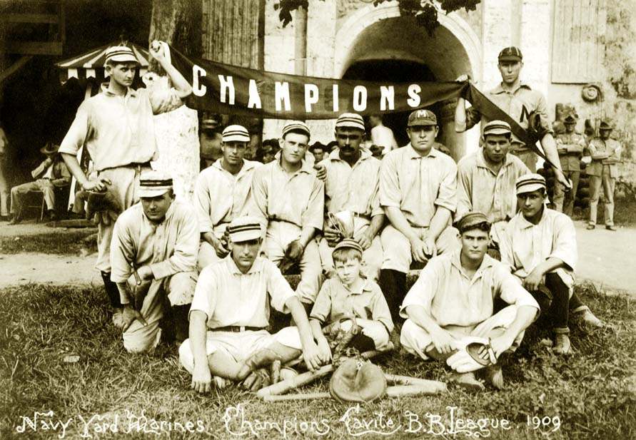 1909 US Marine Corps baseball champions, Cavite Philippines League ...