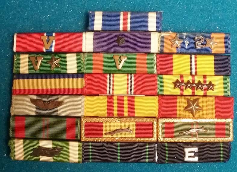 Interesting Navy Ribbon Rack - MEDALS & DECORATIONS - U.S. Militaria Forum