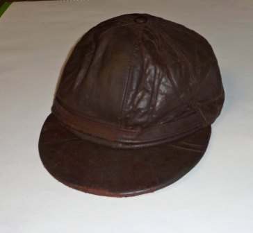 Leather Ball Cap - GROUND CREW SPECIAL CLOTHING - U.S. Militaria Forum