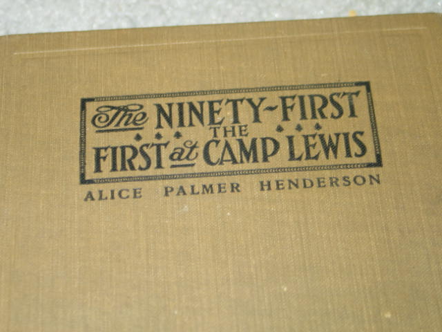 91st Division/Ft. Lewis Books WWI Period - EPHEMERA, PHOTOGRAPHS ...