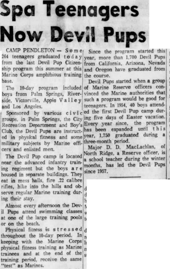 Marine Corps Devil Pups program - MISC MILITARIA - U.S. Militaria Forum