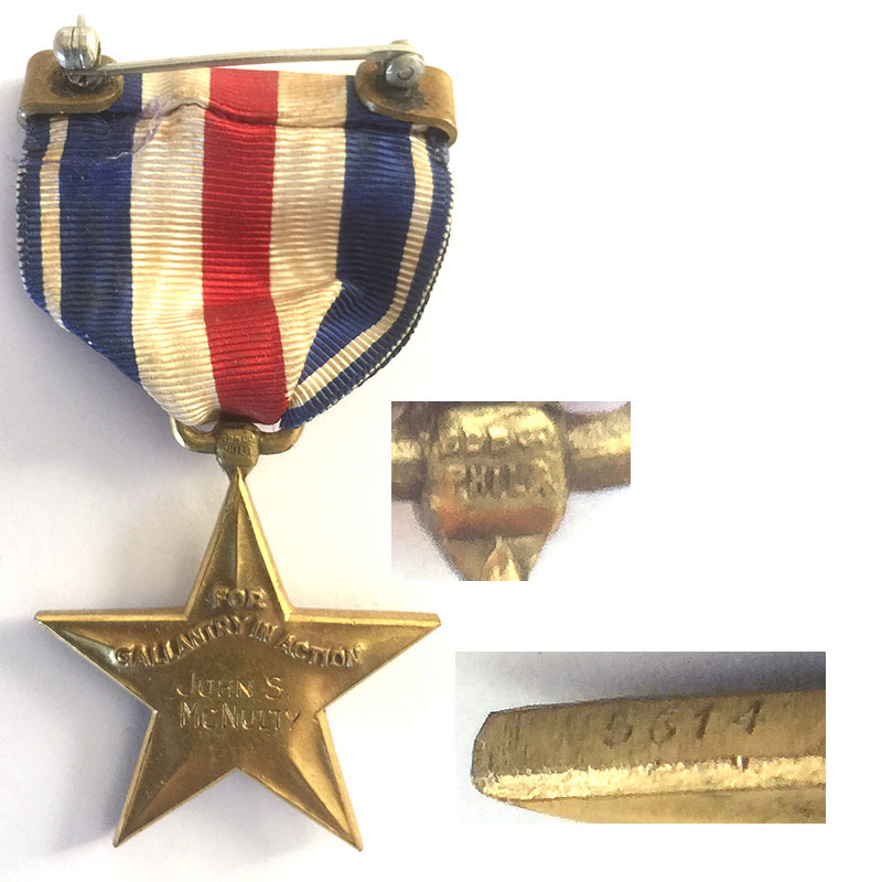 WWI Marine Silver Star & Purple Heart - MEDALS & DECORATIONS - U.S ...