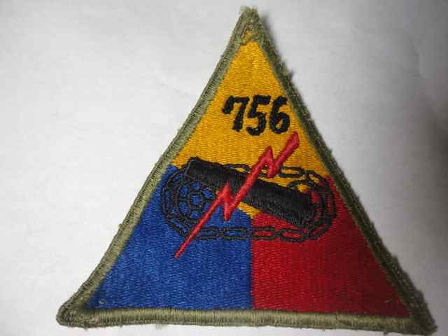 WW2 756th Tank Bn Patch - ARMY AND USAAF - U.S. Militaria Forum