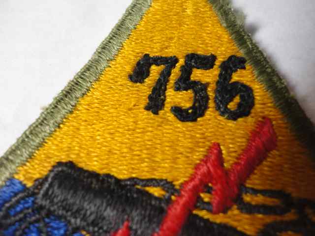 WW2 756th Tank Bn Patch - ARMY AND USAAF - U.S. Militaria Forum