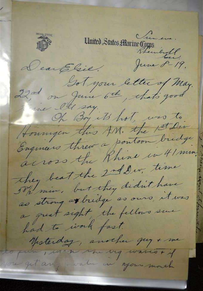 ID'd WW1 USMC 6th Marine Regiment Helmet,Uniform,Photos,Medals,Patch ...