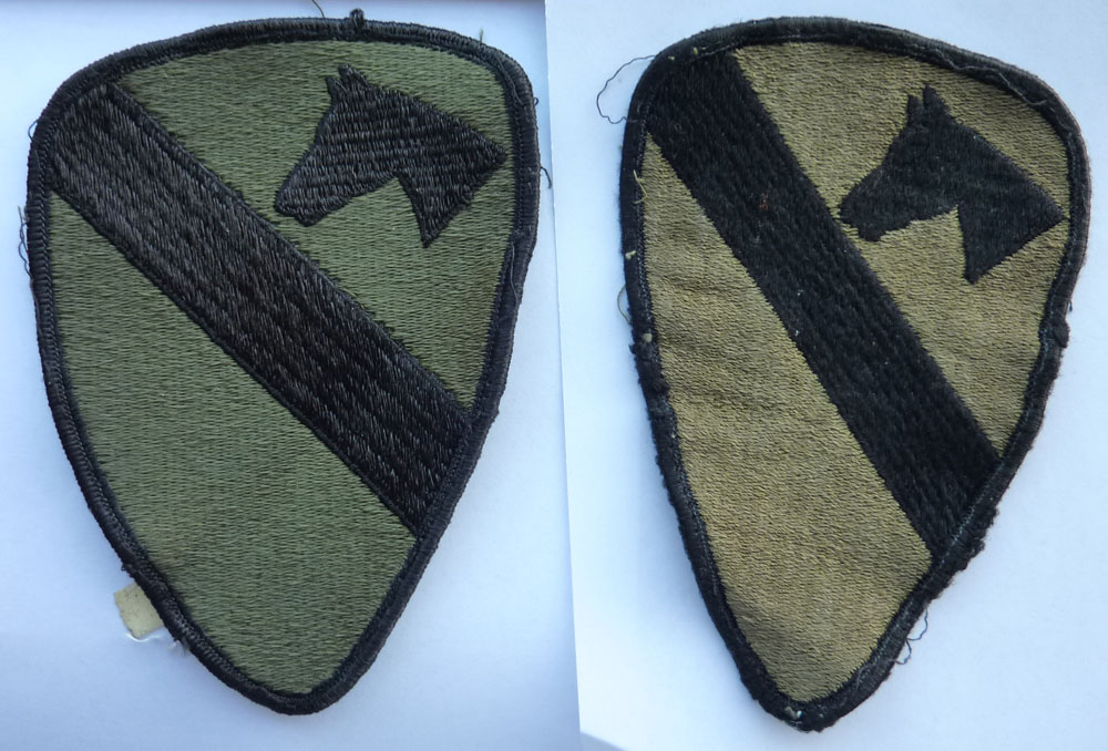 Help with 1st Cav Subdued Patch - ARMY AND USAAF - U.S. Militaria Forum