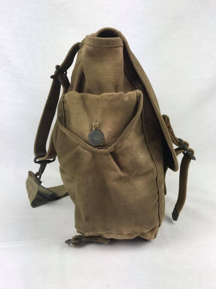 Camouflaged M36 Musette Bag - FIELD & PERSONAL GEAR SECTION - U.S ...