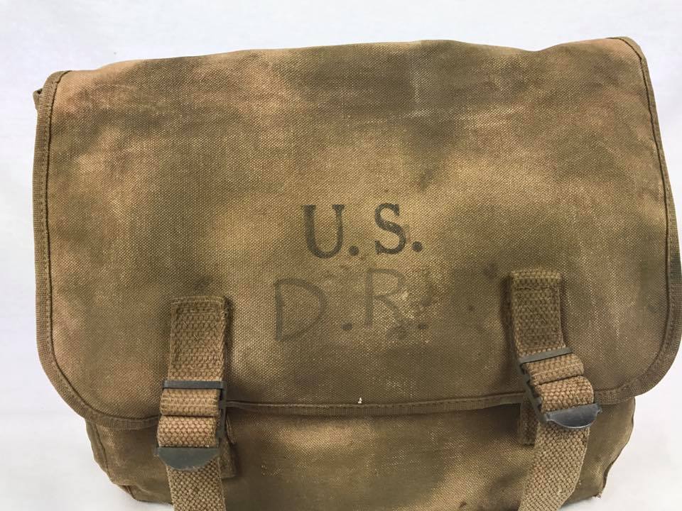 Camouflaged M36 Musette Bag - FIELD & PERSONAL GEAR SECTION - U.S ...