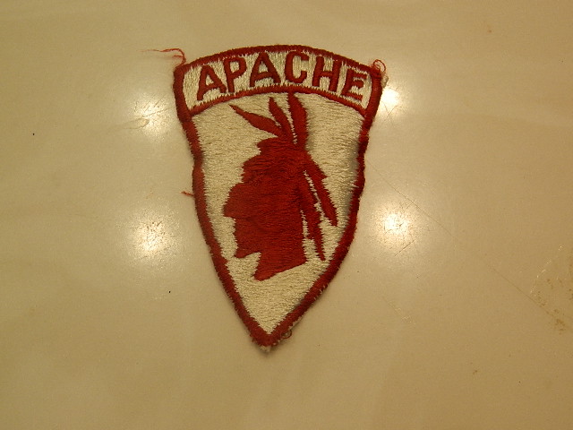 US Japanese Made Apaches Patch - ARMY AND USAAF - U.S. Militaria Forum