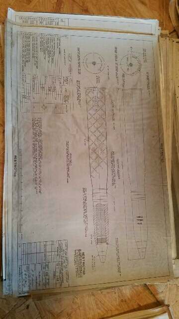 collection of ordnance drawings/ blueprints from WWII - EPHEMERA ...