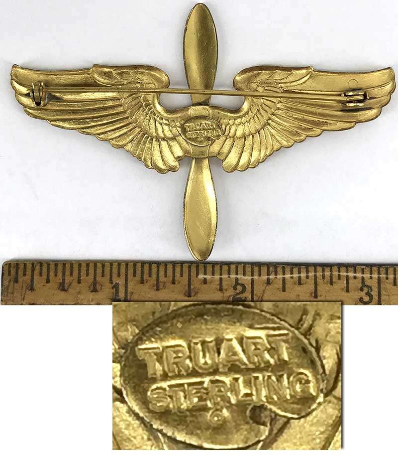 USAAF Cadet's Cap Badge - TRUART - ARMY (INCLUDING USAAC/AAF) - U.S ...