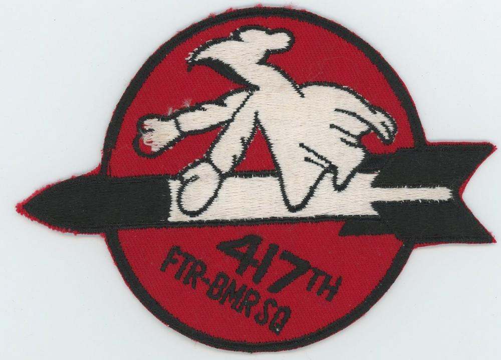 417th Fighter Bomber Squadron patch 1953-1958 - AIR FORCE (USAAF IS ...