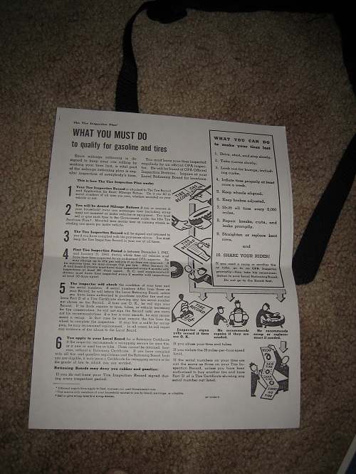 WW2 Gas Ration Stickers and cards - HOMEFRONT & THE WAR EFFORT - U.S ...