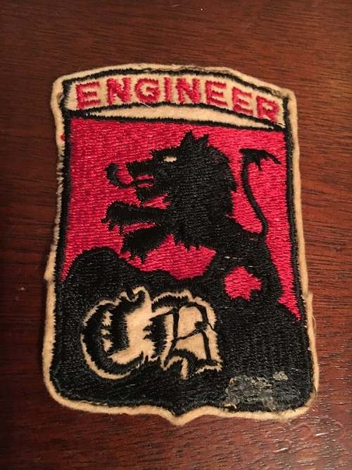 WWII Engineer Patch - ARMY AND USAAF - U.S. Militaria Forum