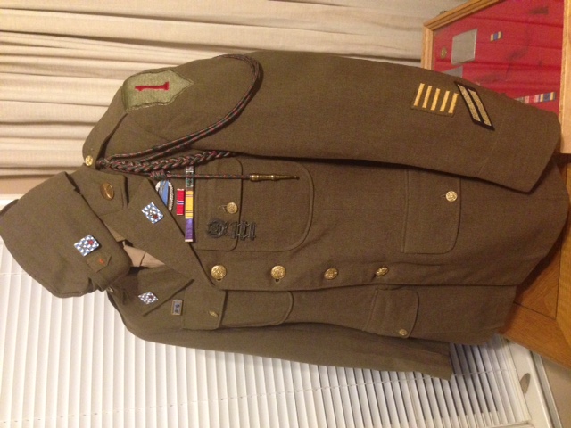 1st Division Jacket with Black Sleeve Diamond - UNIFORMS - U.S ...