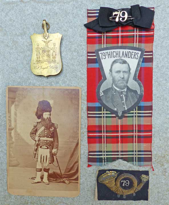 Colonel Joseph Laing 79th New York, Cameron Highlanders - (1861-1865 ...