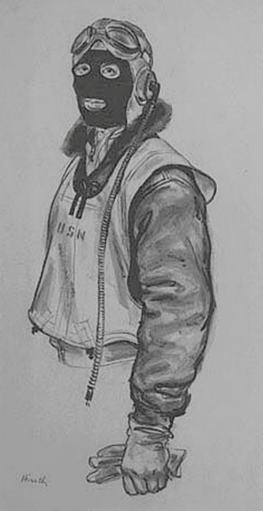 Bomber cold weather face mask(?) - FLYING HELMETS AND ACCESSORIES - U.S ...