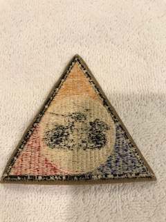 Black Border Armor Triangle with Sherman Tank & Skull ? - ARMY AND ...