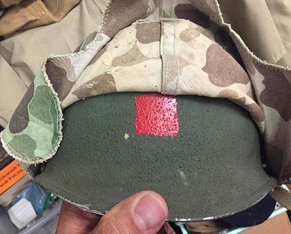 USMC Shore Party Helmet & cover - M-1; M-1C & M-2 HELMETS - U.S ...
