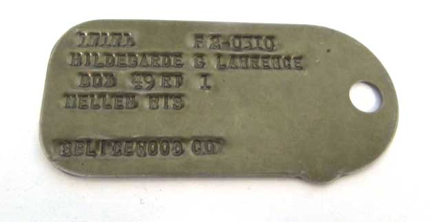 Are These Military Contractor Dog Tags? - IDENTITY ITEMS (DOG TAGS ...