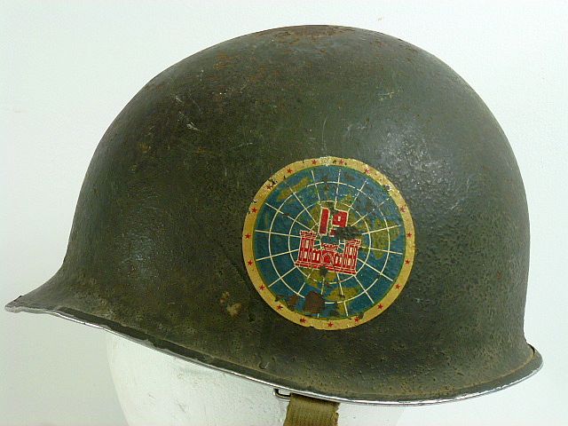 Front Seam Fixed Bail 19th Combat Engineers M1 Helmet - M-1; M-1C & M-2 ...