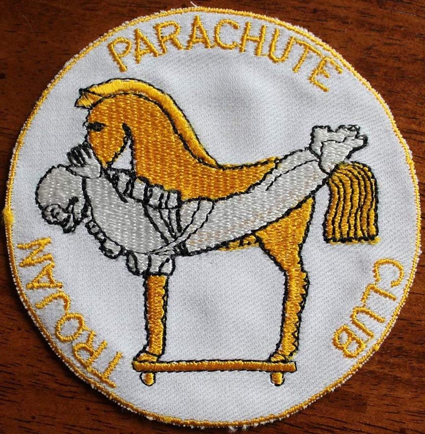Trojan Parachute Club Patch - ARMY AND USAAF - U.S. Militaria Forum