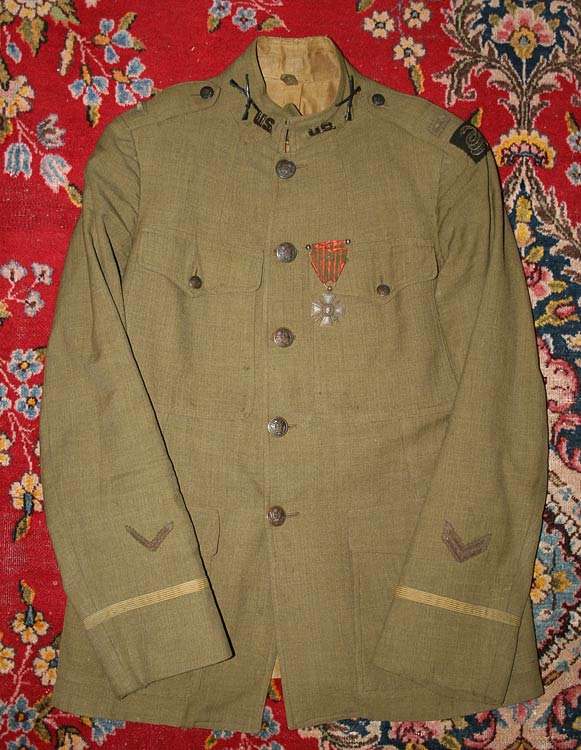 AEF Service Coat, 369th Inf. Rgmt. (Harlem Hellfighters) - (1917-1919 ...