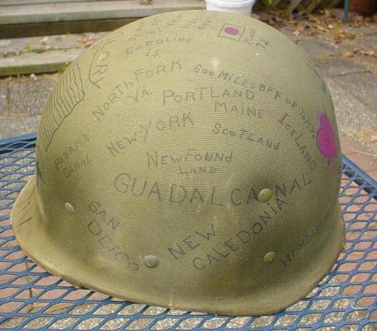 My "new" battleship helmet! - NAVY & COAST GUARD HELMETS - U.S ...