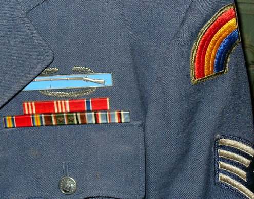 42nd Div USAF Uniform with CIB - UNIFORMS - U.S. Militaria Forum