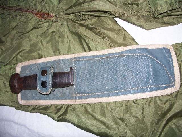 Late ww2 USN Nylon Flying Suit with rigger knife pocket - FLIGHT ...