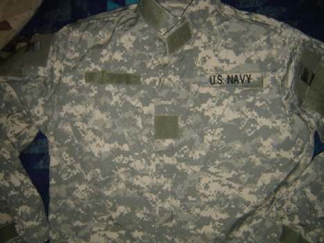 ACU with US Navy Tape - CAMOUFLAGE UNIFORMS - U.S. Militaria Forum