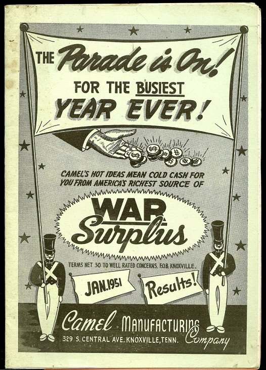 1950-1953 Cold War Era Army & Navy Surplus - EPHEMERA, PHOTOGRAPHS ...