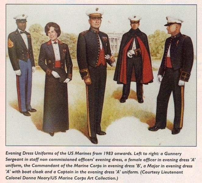 1980s United States Marine Corps uniform prints - EPHEMERA, PHOTOGRAPHS ...