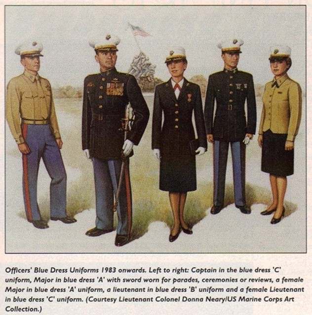 1980s United States Marine Corps uniform prints - EPHEMERA, PHOTOGRAPHS ...