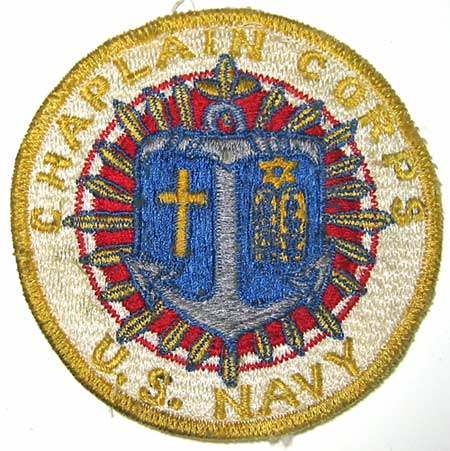 Navy Chaplain Corps patch - NAVY, COAST GUARD AND OTHER SEA SERVICES ...