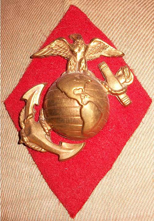 Marine Dress Blues Barracks Cover Emblem - EGA - MARINE CORPS EGA ...