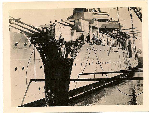 USS Chicago rammed by an oil tanker in 1933 - MILITARY SHIPS AND ...